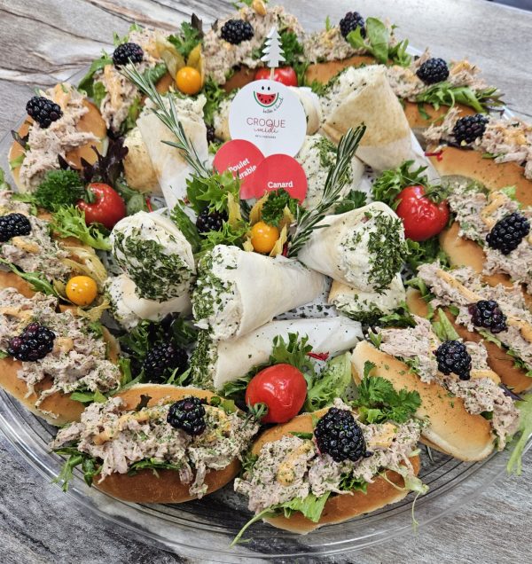 Menu Buffet Traiteur 2024 | Croque Midi - Boîtes à lunch